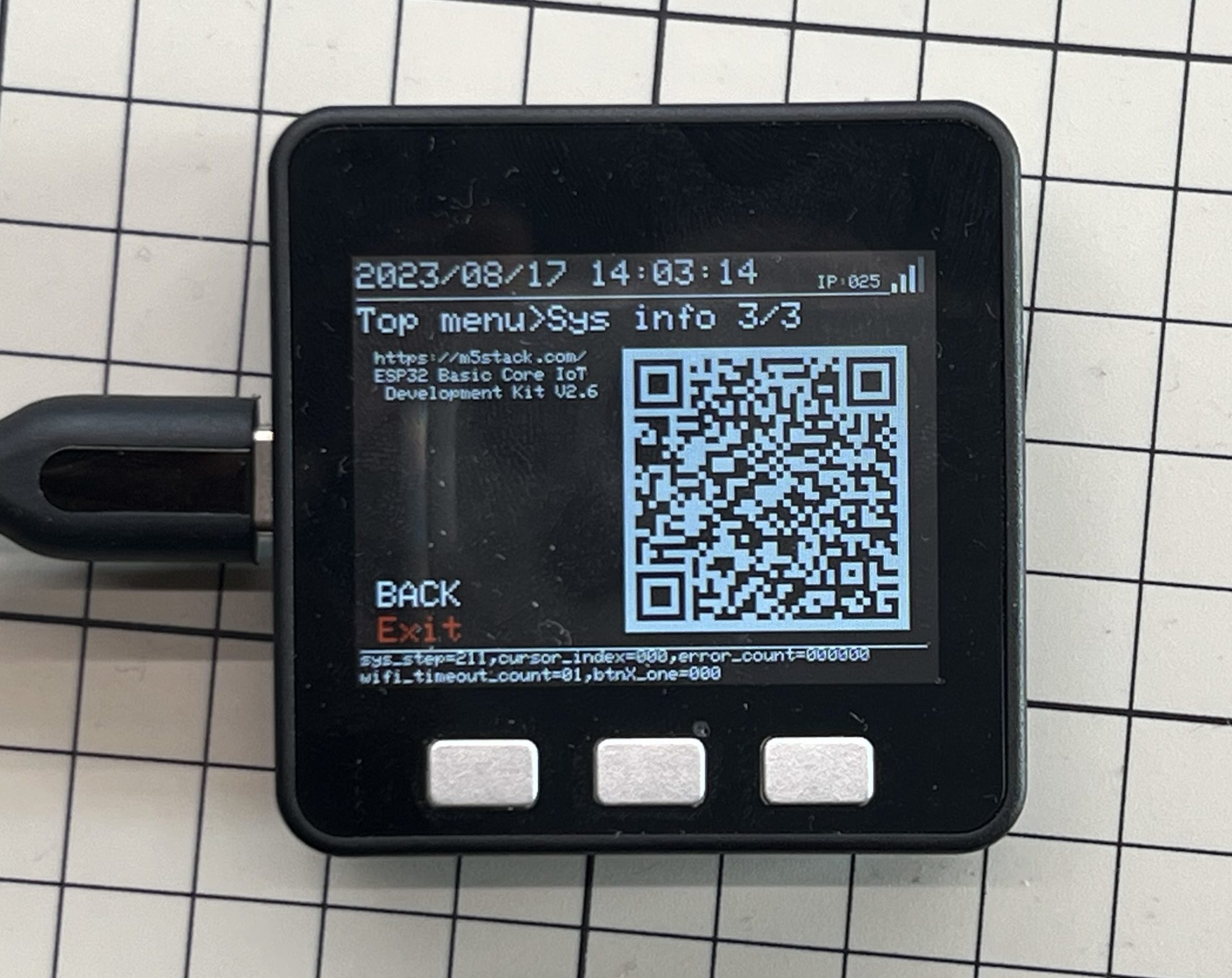 M5Stack Ver.2.6のテンプレート｜株式会社ジーテック